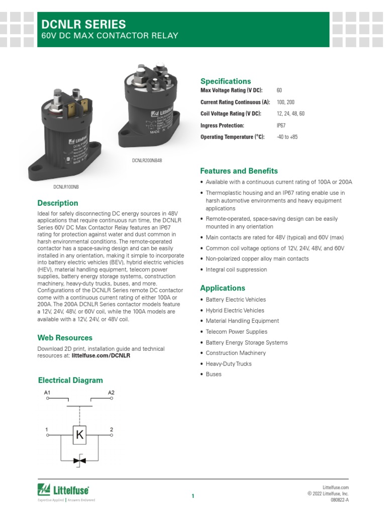 DCNLR | PDF | Direct Current | Relay