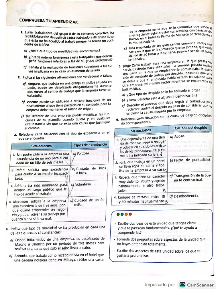 Ejercicios Repaso FOL T5 | PDF
