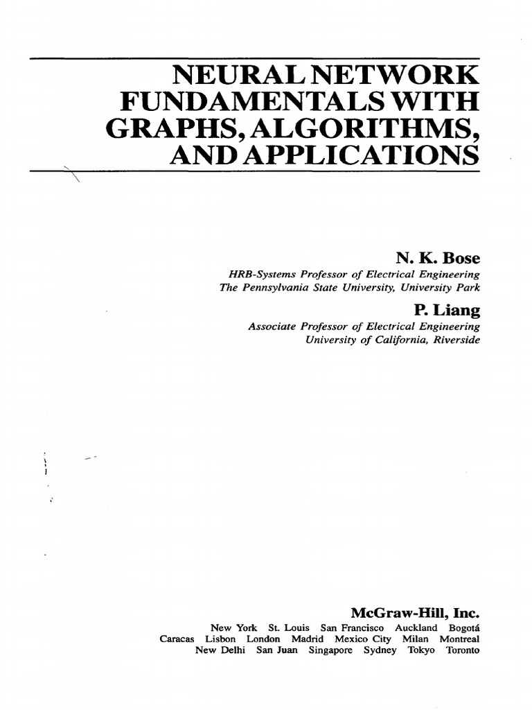 Neural Network Fundamentals With Graphs Pdf Artificial Neural Network Computer Science