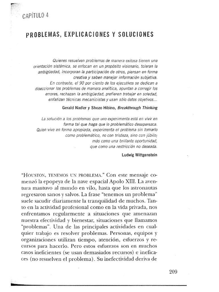 Tomo I Cap 4 Problemas Explicaciones y Soluciones | PDF