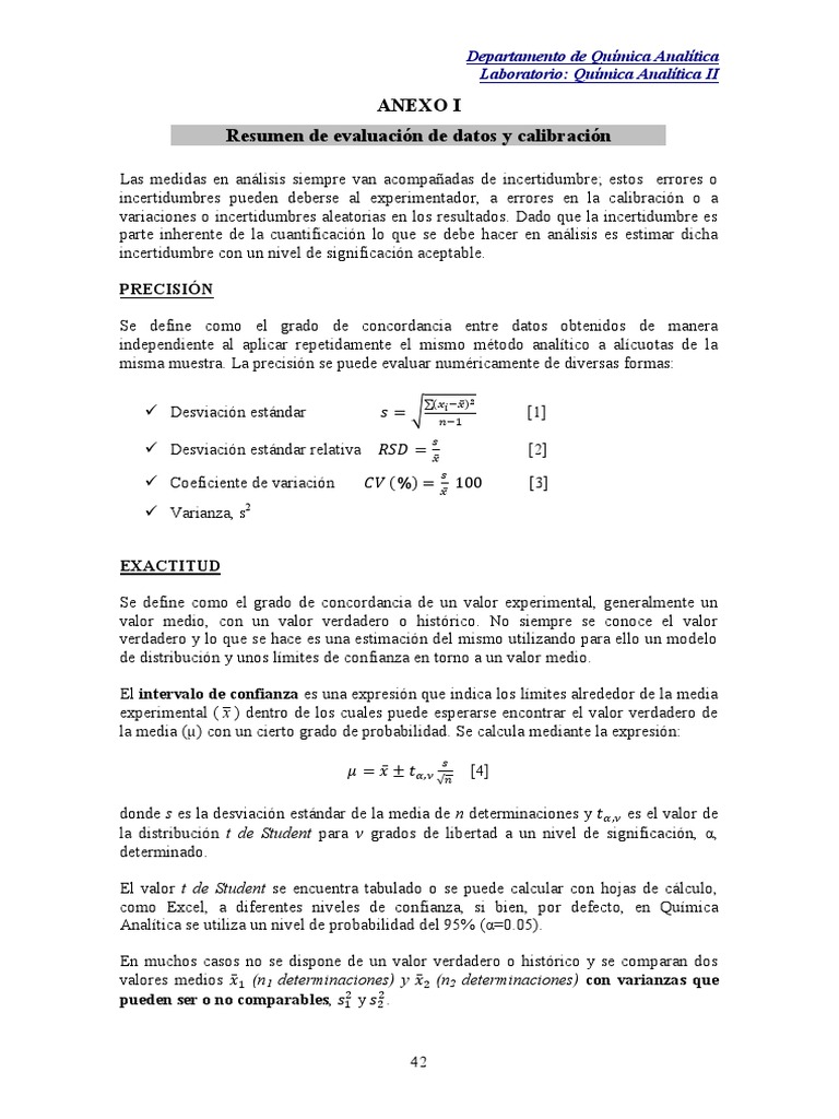 Anexos Estadística | PDF | Análisis de variación | Desviación Estándar