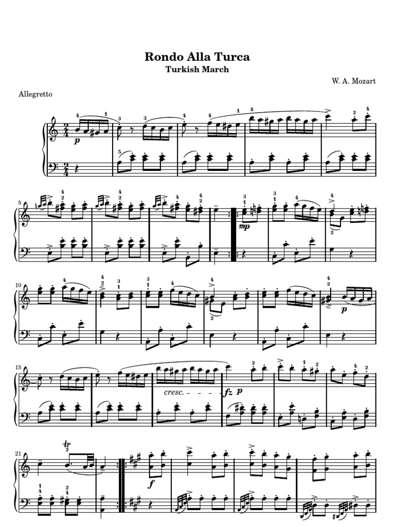 Rondo Alla Turca