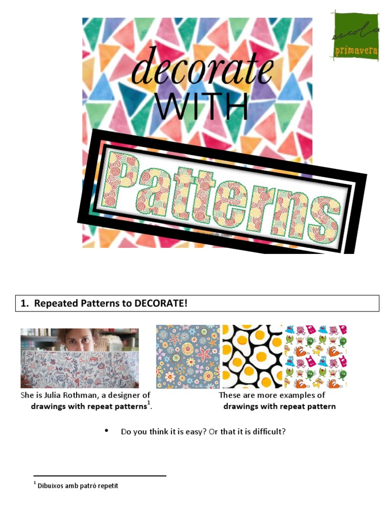Repeat Pattern | PDF