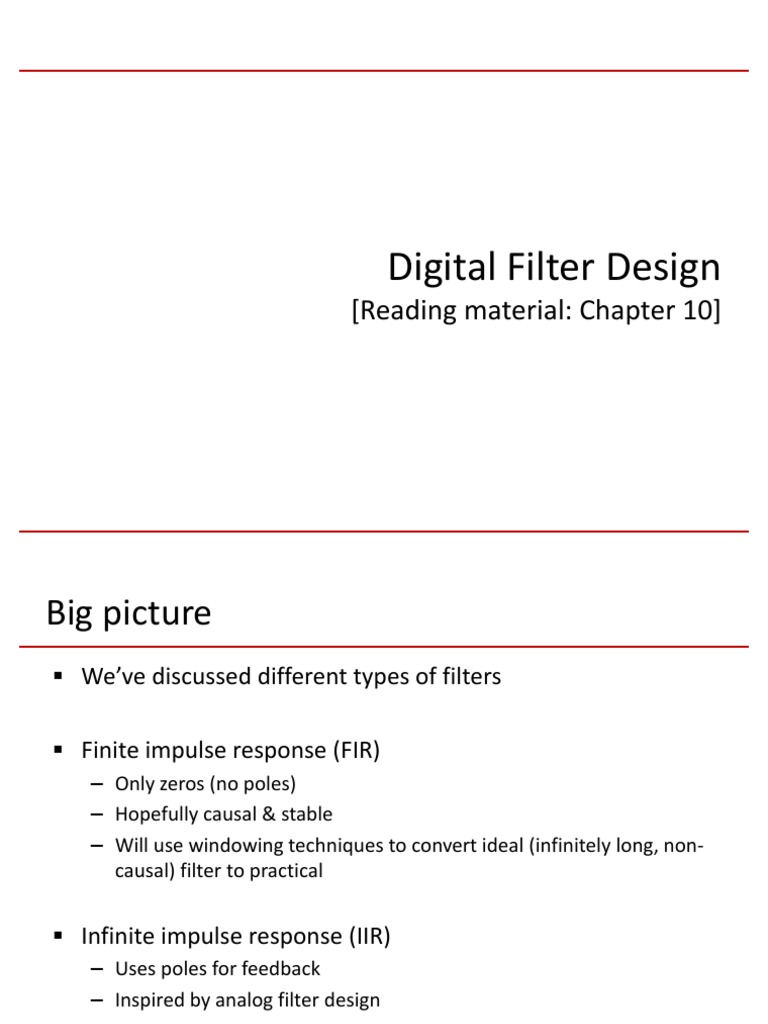 Digital Filters | PDF | Laplace Transform | Electrical Engineering