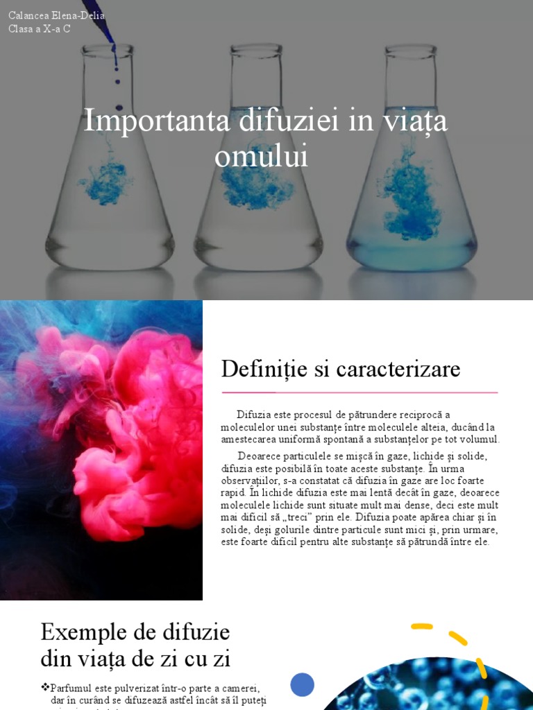 Proiect Fizica-Difuzia | PDF
