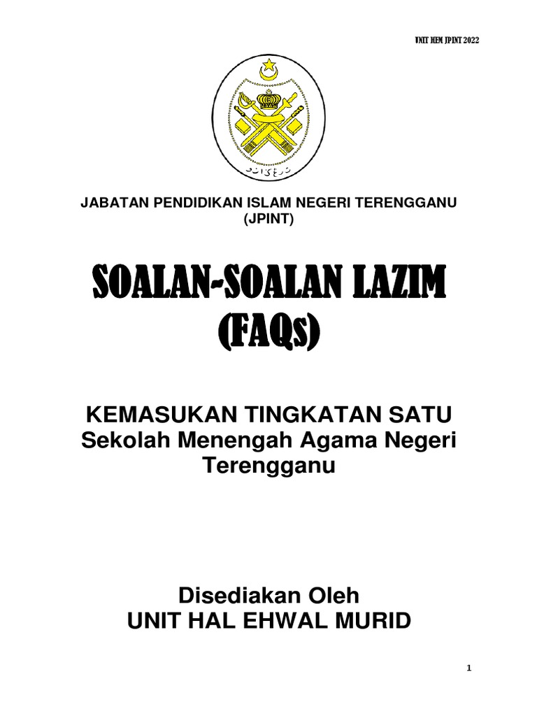 SOALAN LAZIM (1) Smaasza | PDF