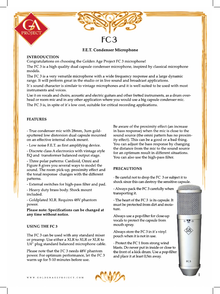 Manual FC3 | PDF