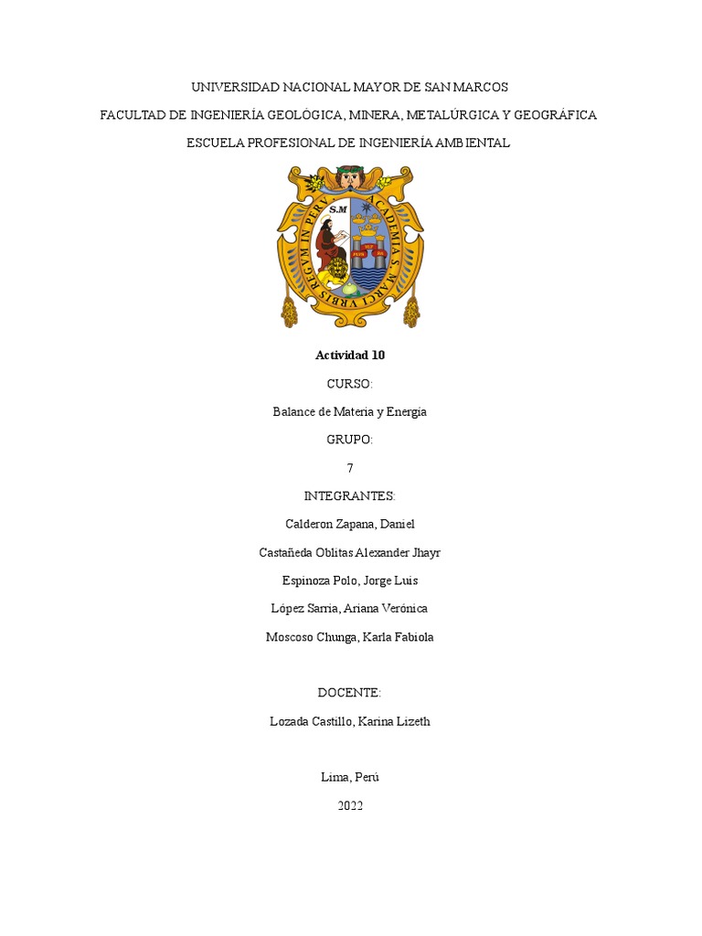 Tarea 10 | PDF | Caloría | Agua