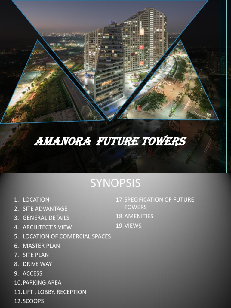 Amanora Future Towers Overview | PDF | Elevator | Bathroom