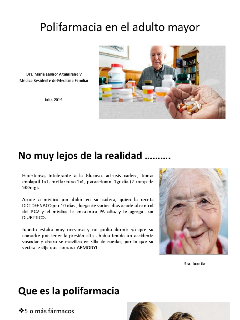 Polifarmacia en El Adulto Mayor | PDF