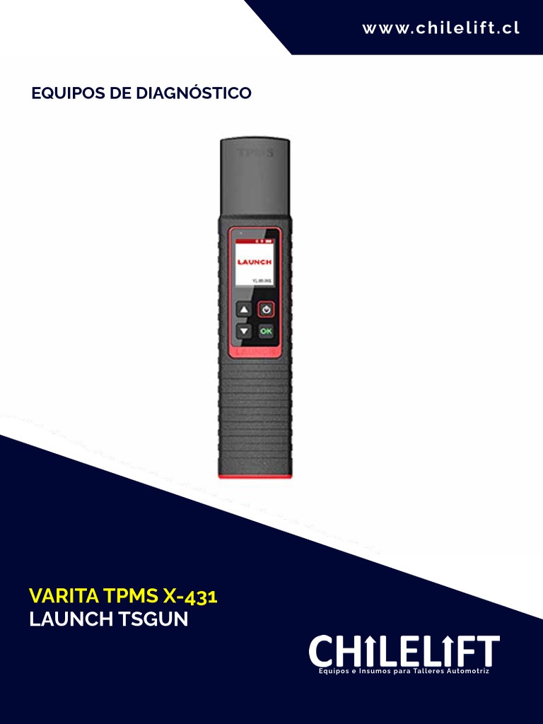 Lector, Programador y Activador de TPMS LAUNCH X-431 TSGUN | PDF