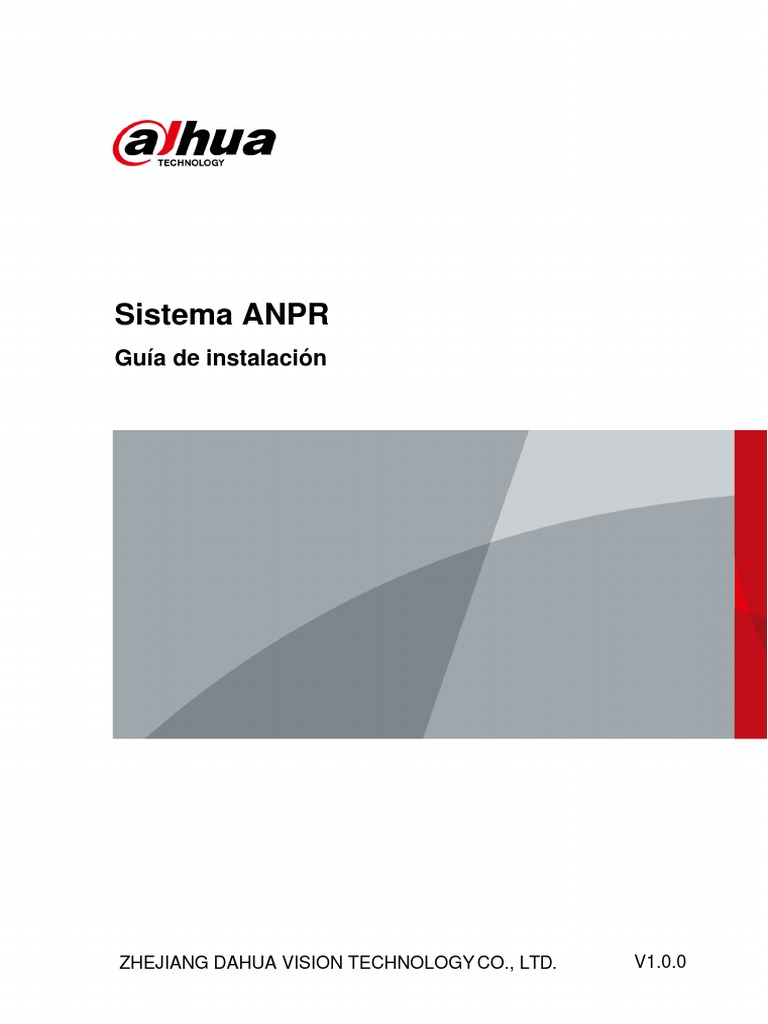 Gua de Instalacin de Sistema ANPR | PDF | Microondas | Aislador (Electricidad)