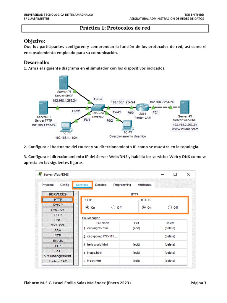 Practicas Unidad 1 | PDF | Dirección IP | Redes