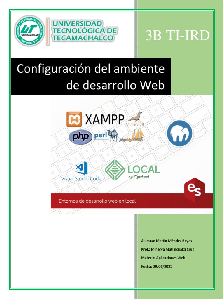 Configuración de un entorno de desarrollo web local usando XAMPP en Windows | PDF | Servidor ...