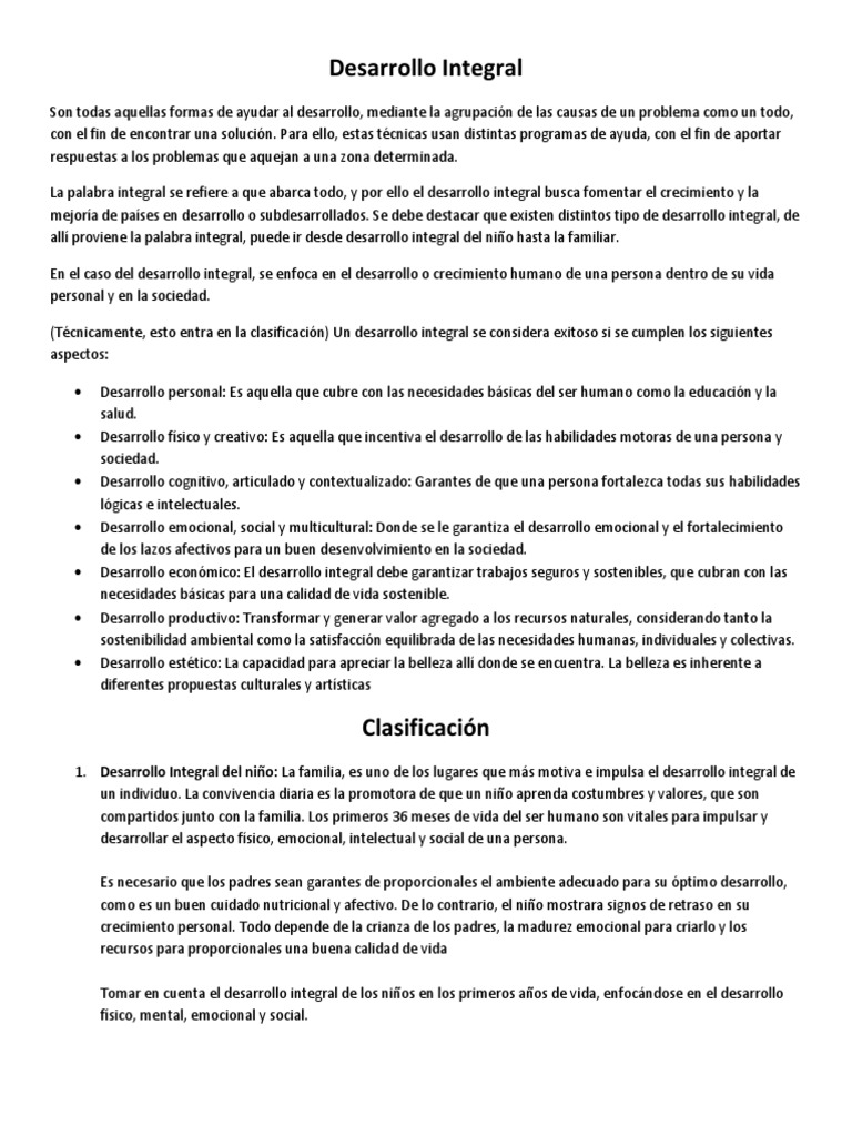 Desarrollo Integral | PDF | Adultos | Vejez