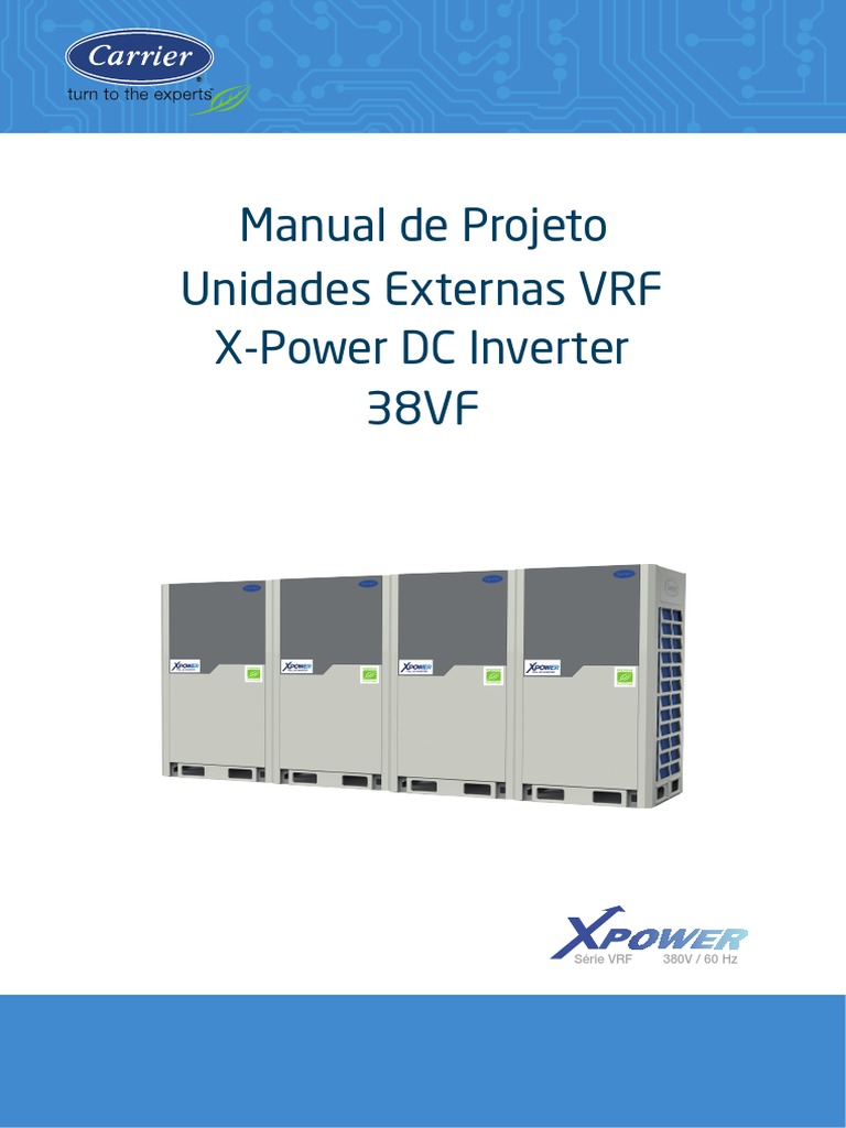MProj Unidades Externas 38VF 380V VRF X Power DC Inverter B 01 2020 ...