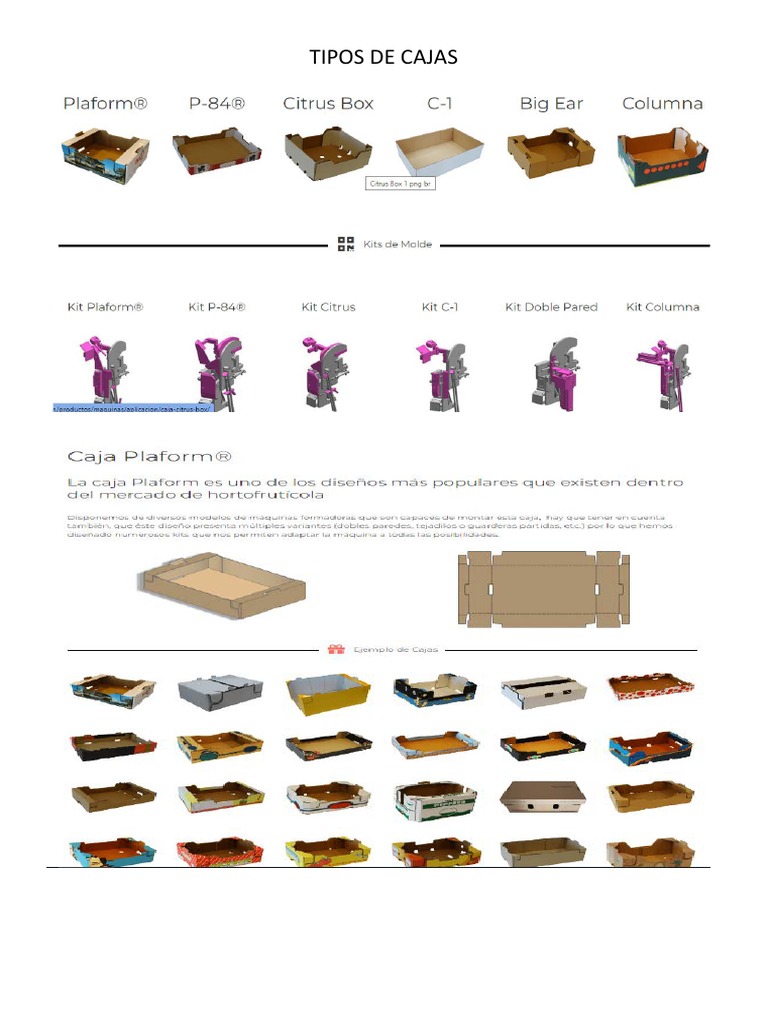 Tipos de Cajas: Kit Columna | PDF