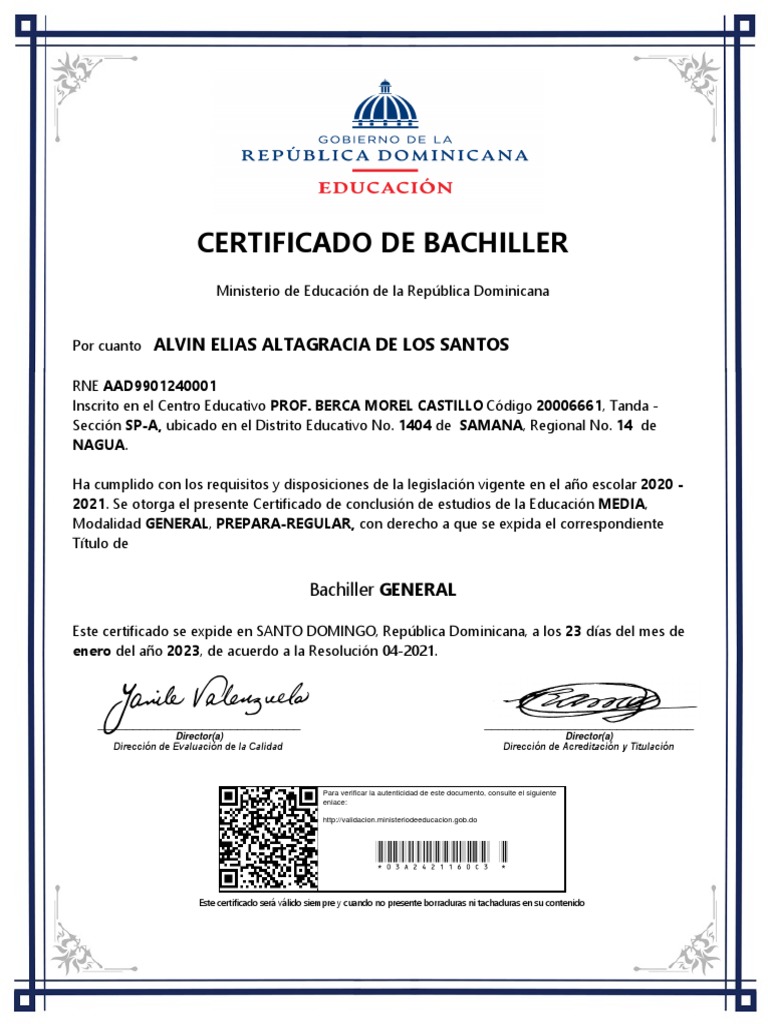 Certificado PDF | PDF