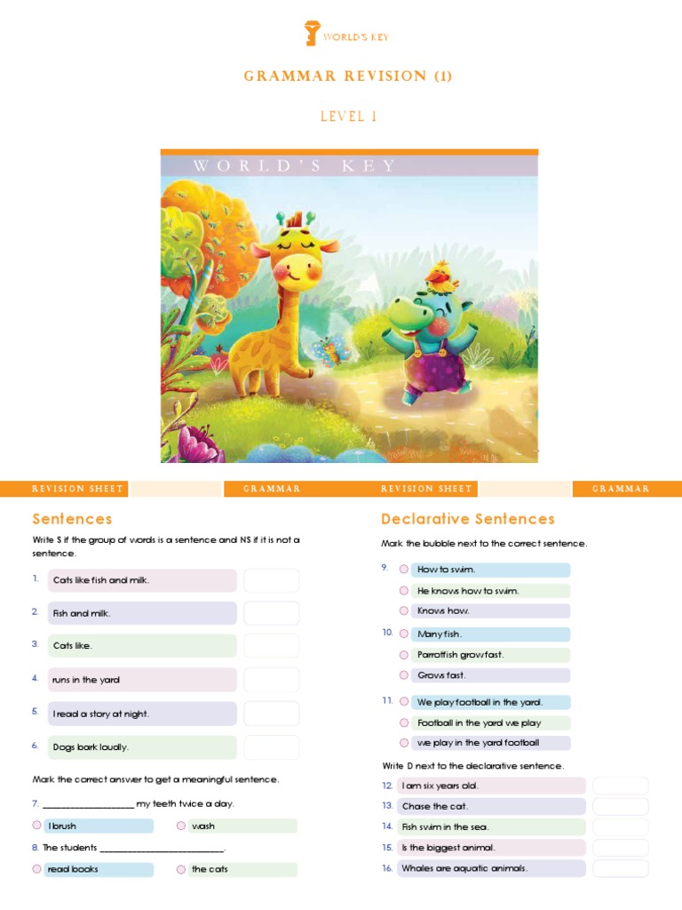 Grammar | PDF | Sentence (Linguistics) | Language Mechanics