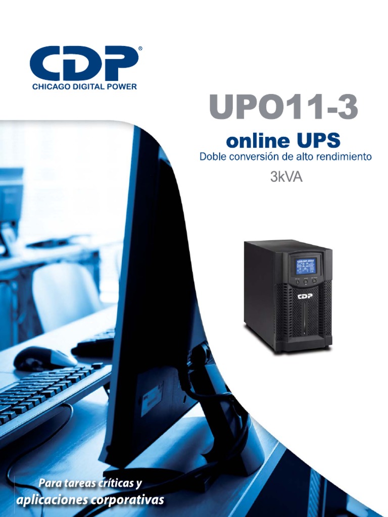 Ficha Tecnica Ups CDP | PDF