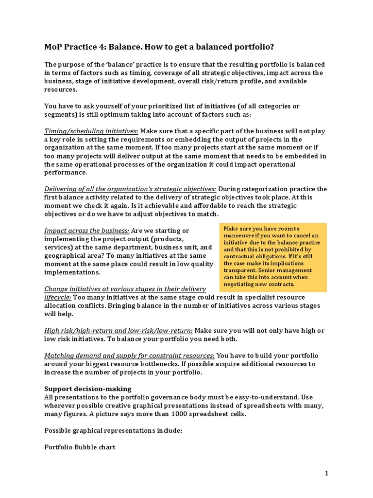 Mop Practice 4 Balance 141109 v0 1 | PDF | Governance | Economies