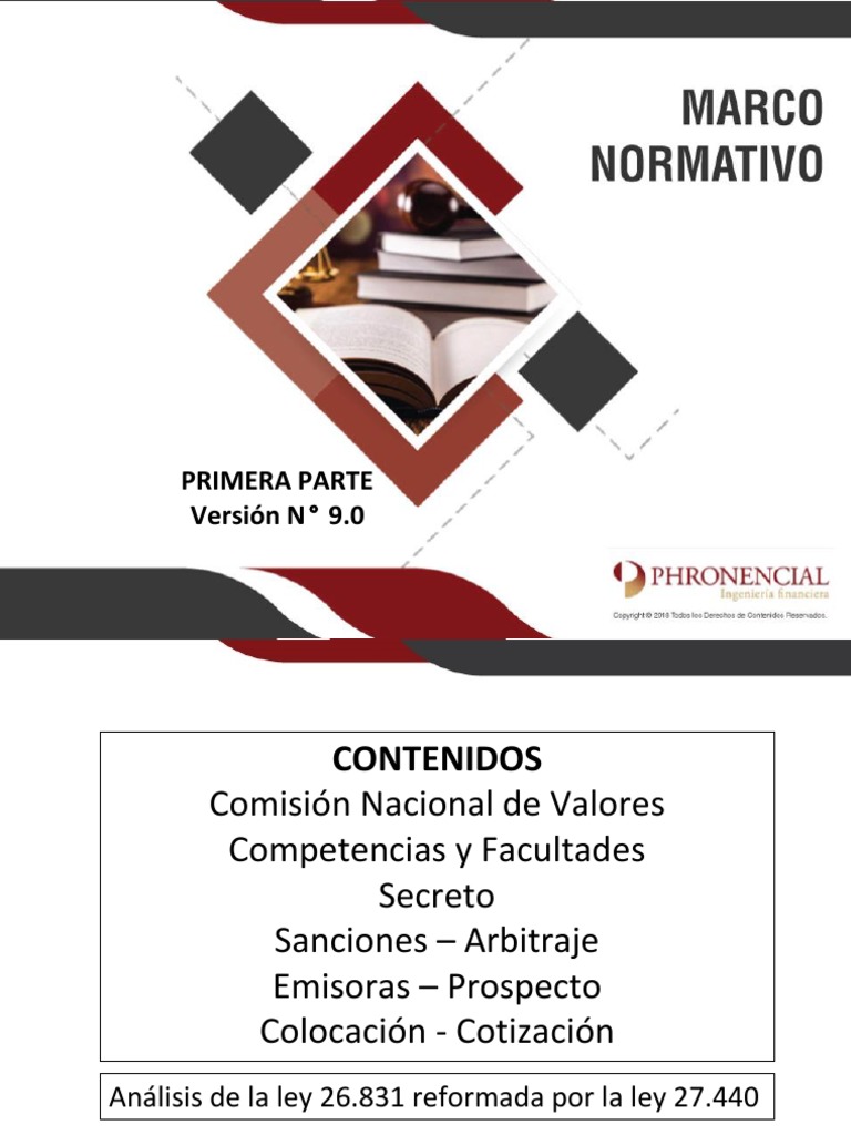 CNV Modulo L Parte 1 | PDF | Deuda | Sistema financiero