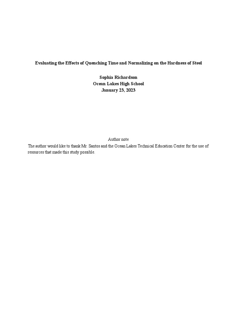 Formal Paper | PDF | Construction | Welding