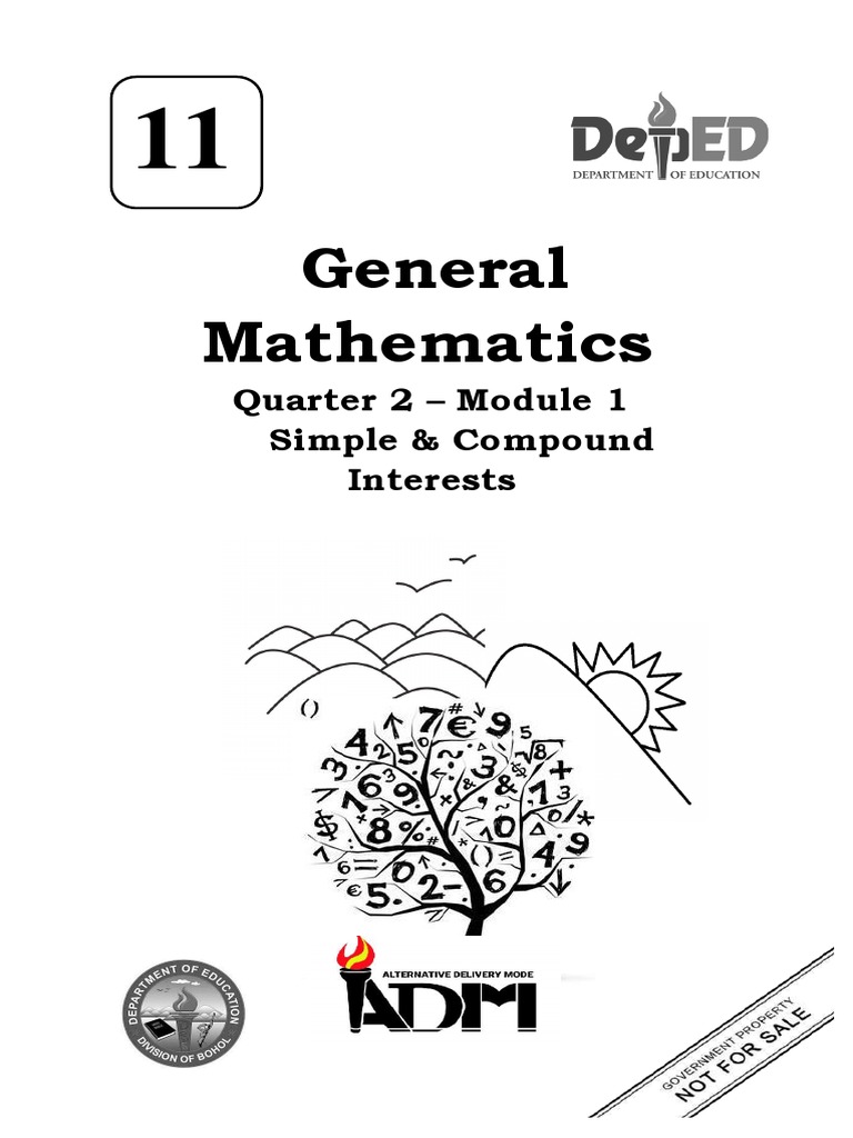 Gen Math - Q2 - Module 1 | PDF | Interest | Compound Interest