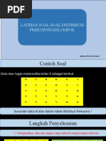 Cara Menyusun Tabel Distribusi Frekuensi Data Berkelompok: Contoh | PDF
