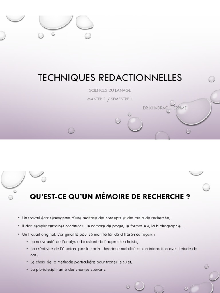 Techniques Redactionnelles Master1 Sii | PDF | Guillemet | Document Techniques Redactionnelles Master1 Sii | PDF | Guillemet | Document