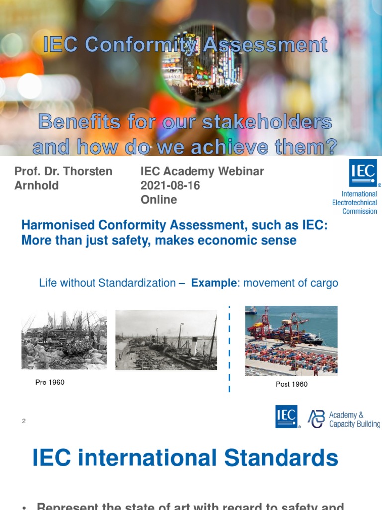 2021 08 16 Iec Conformity Assessment | PDF | International ...