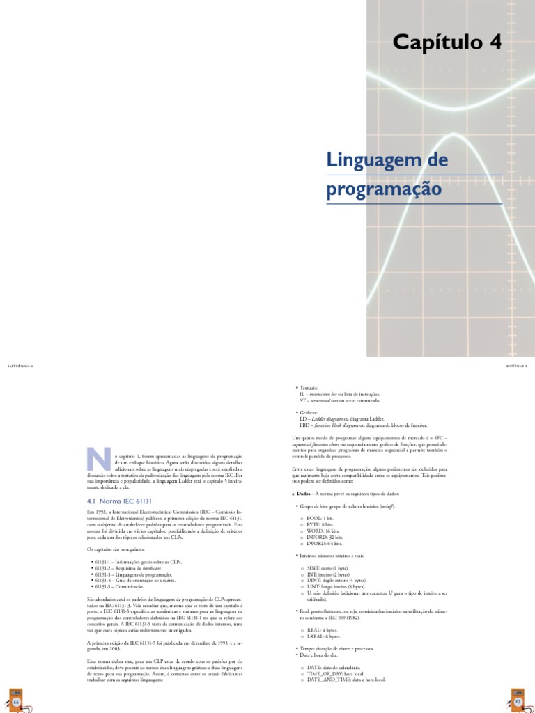 Linguagem de Programacao | PDF | Linguagem de programação | Controlador ...