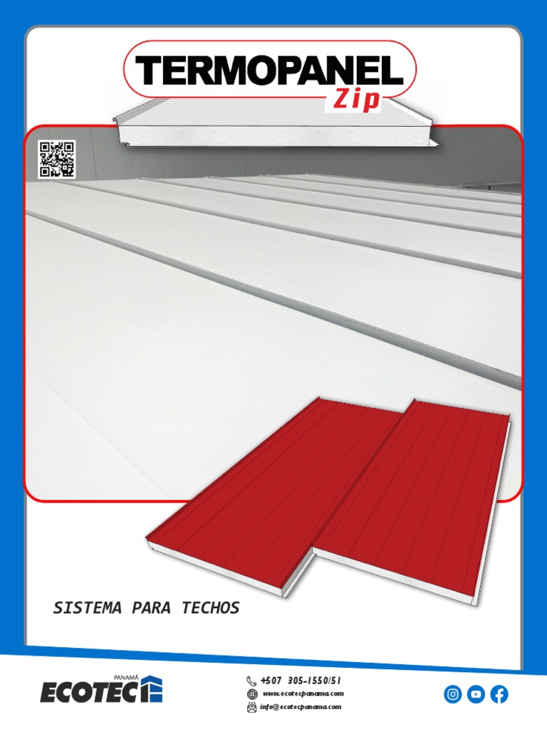 2.2 Sistema para Techos (Termopanel Zip) | PDF | Aislamiento térmico ...