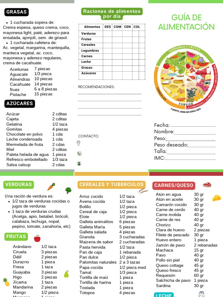 Guía Alimentación | PDF | ensalada | Preparación de comida y bebida