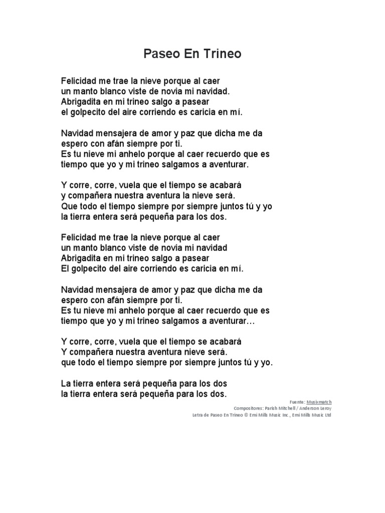 Paseo en Trineo | PDF