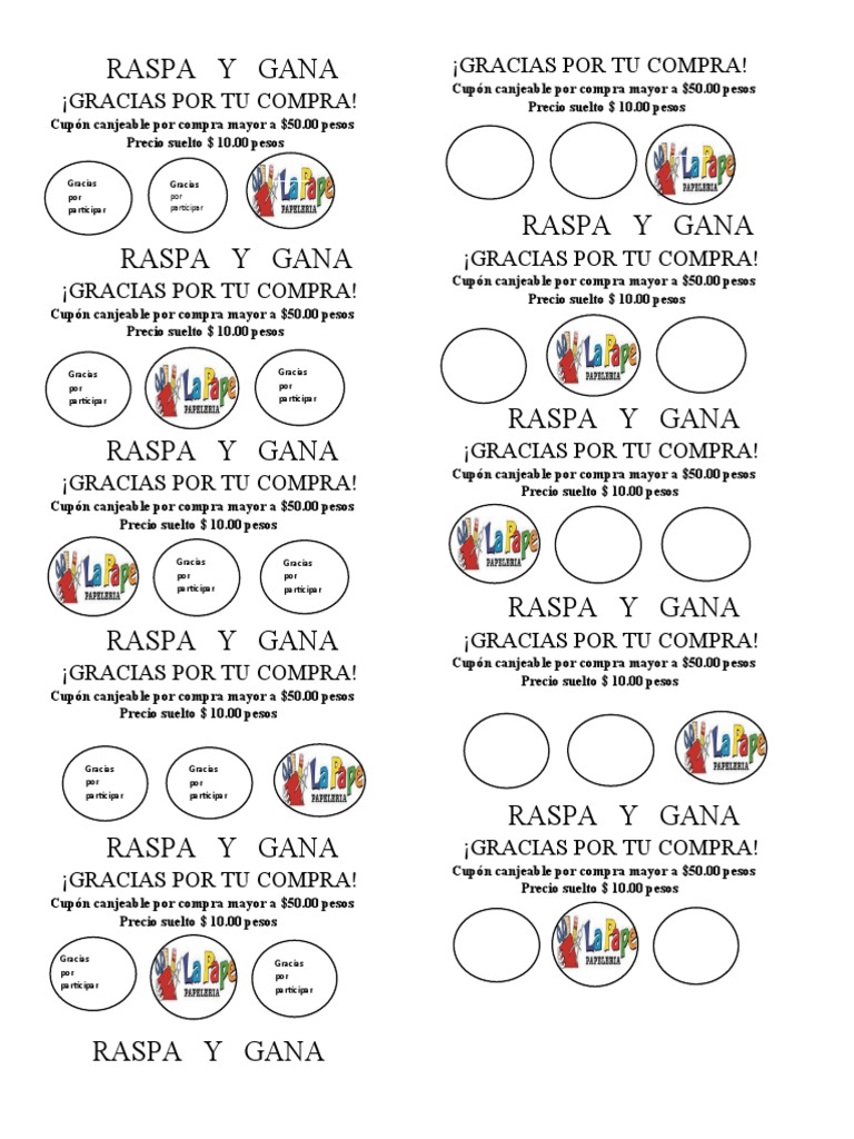 Raspa y Gana | PDF | Marketing