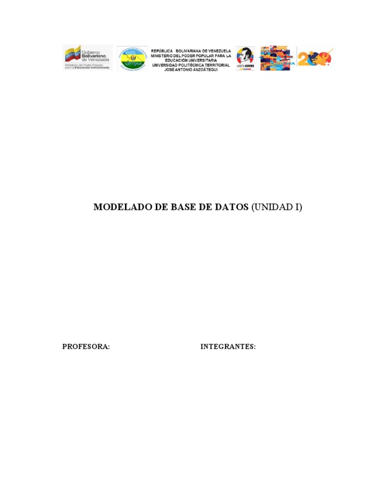 Modelado de Base de Datos | PDF | Bases de datos | Modelo conceptual