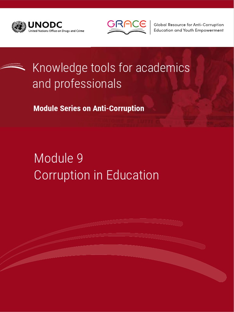Anti-Corruption Module 9 Corruption in Education | PDF | Political ...