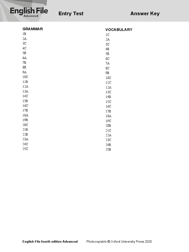 EF4e Adv Entry AK | PDF