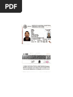 Credencial INE: Datos de Votante México | PDF
