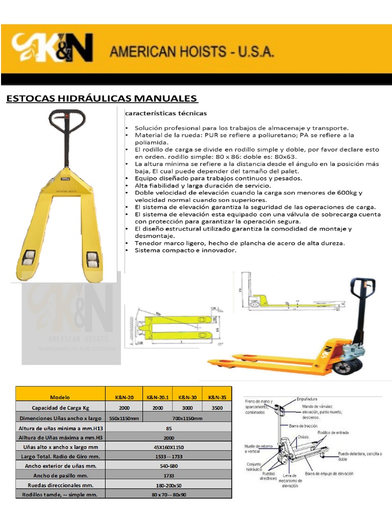 Ficha Tecnica Estoca 2020 Kyn PDF | PDF