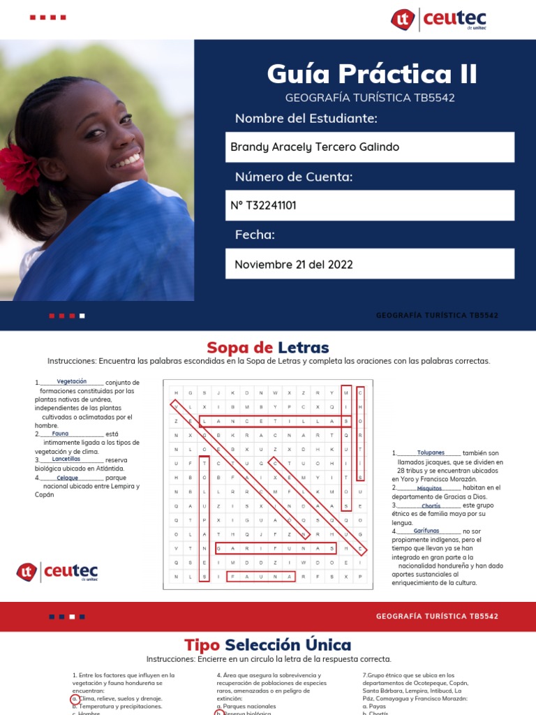 GUÍA II - GEOGRAFÍA.pdf | PDF | Turismo | Honduras