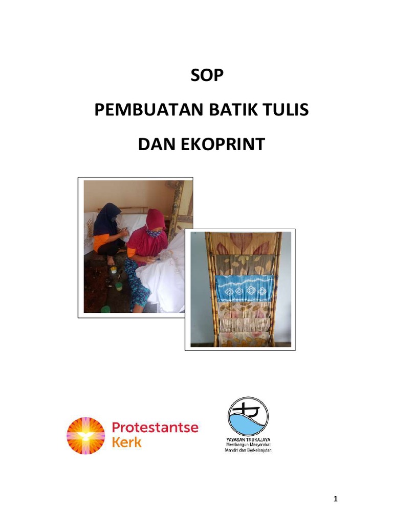Sop Pembuatan Batik | PDF | Seni