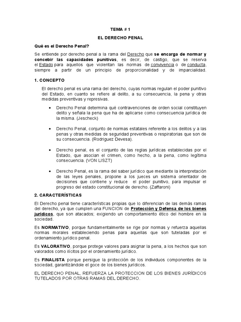 Texto Derecho Penal I - Upds TDD | PDF | Derecho penal | Inmunidad parlamentaria