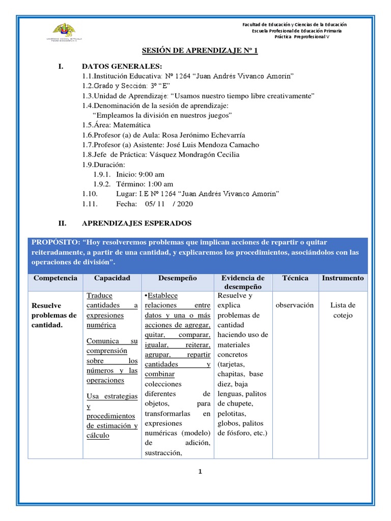SS 31 Mat 1 | PDF | División (Matemáticas) | Método de enseñanza