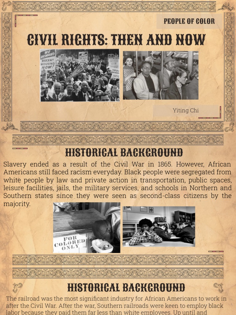 A Historical Look at Civil Rights in the United States: Progress Made ...
