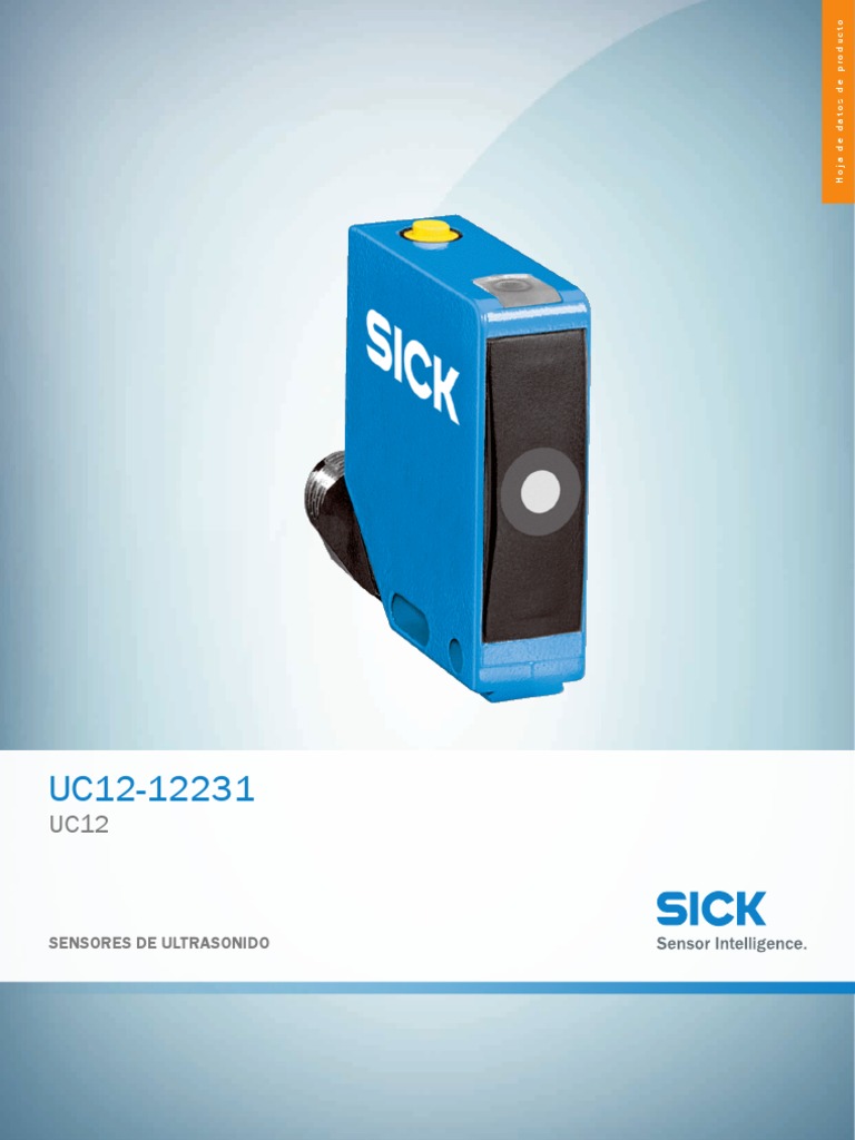 Datasheet UC12-12231 6029832 Es | PDF | Ultrasonido | Ingenieria Eléctrica