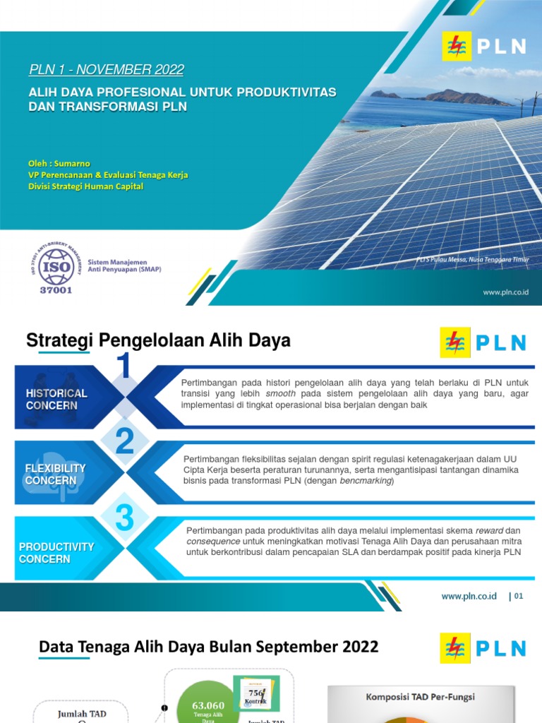 Strategi Alih Daya PLN untuk Produktivitas | PDF