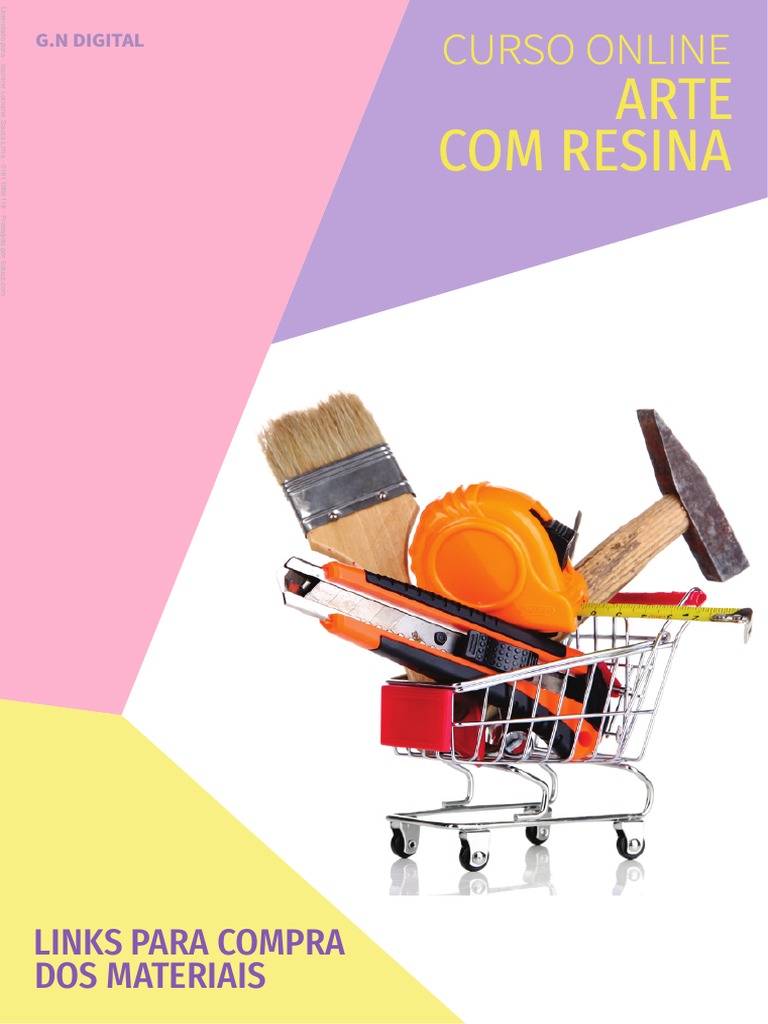 Lista de Links para Compra Dos Materiais Curso Arte Com Resina ...