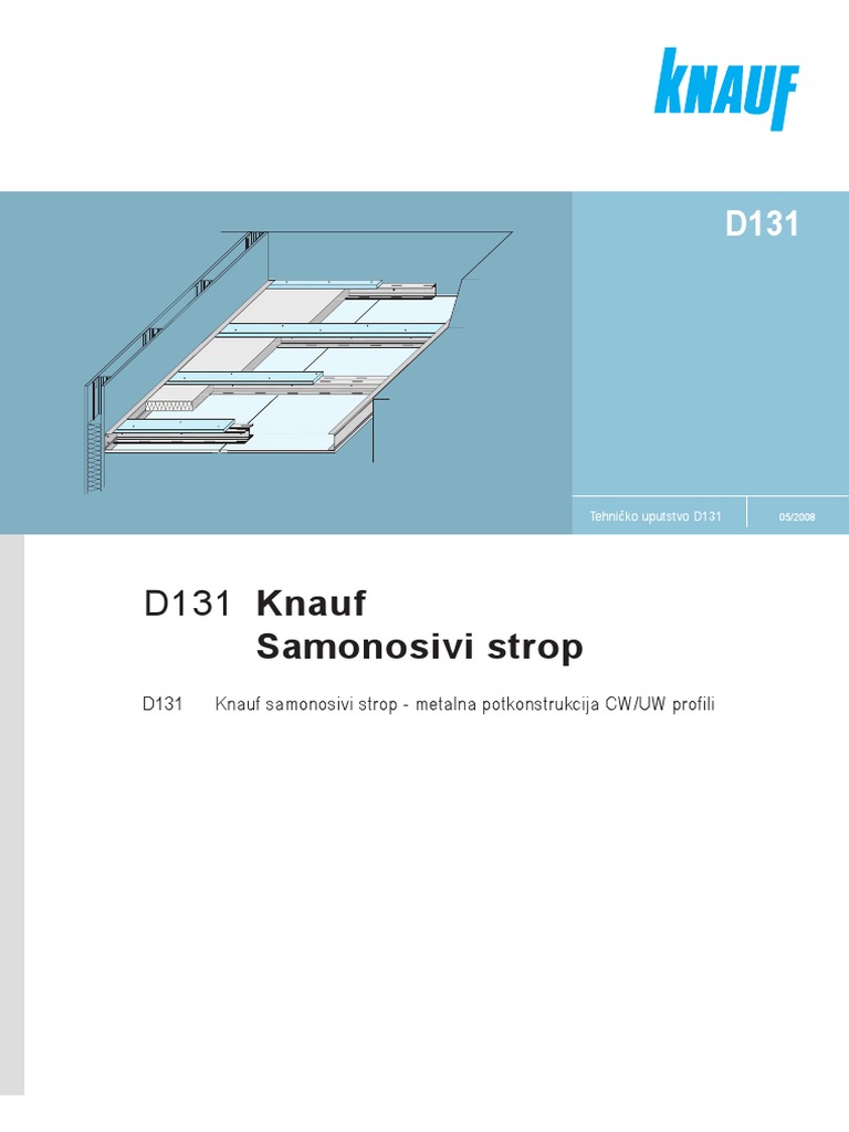 Knauf Samonosivi Strop | PDF